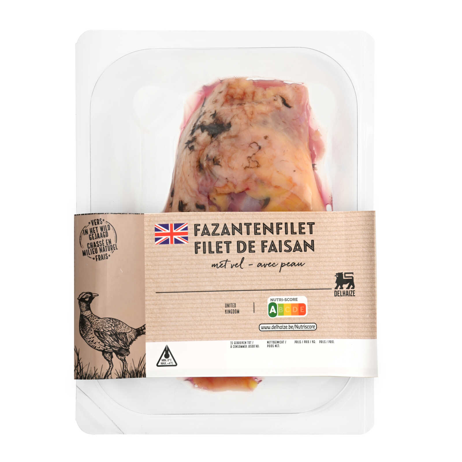 Delhaize | Filet de faisan | Avec peau | +/- 140 gr | Delhaize