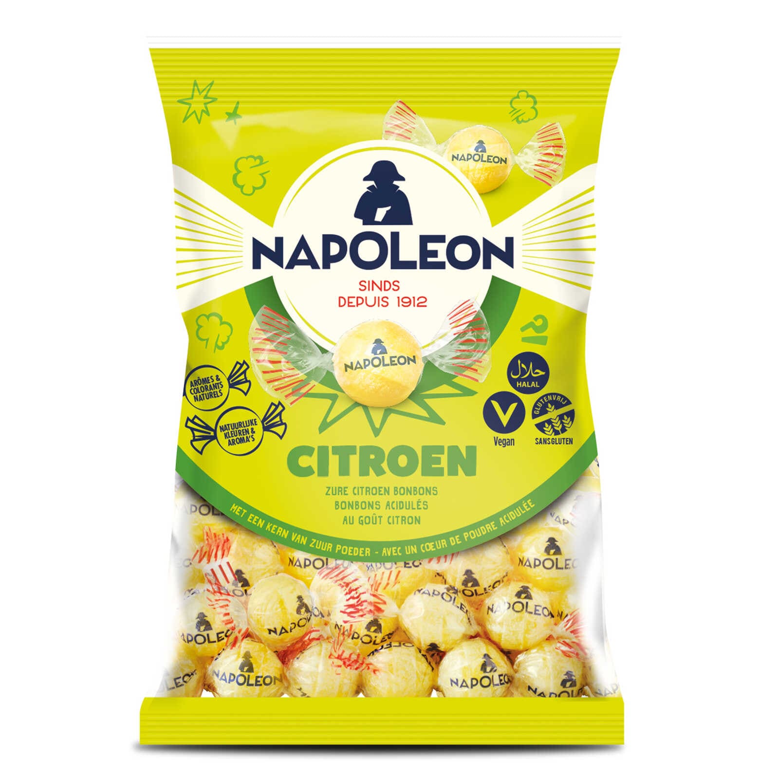 Napoleon | Bonbons | Citron | 300 gr | Delhaize