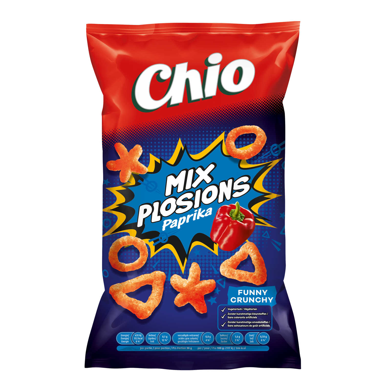 Chio | Chips | Paprika | 100 gr | Delhaize
