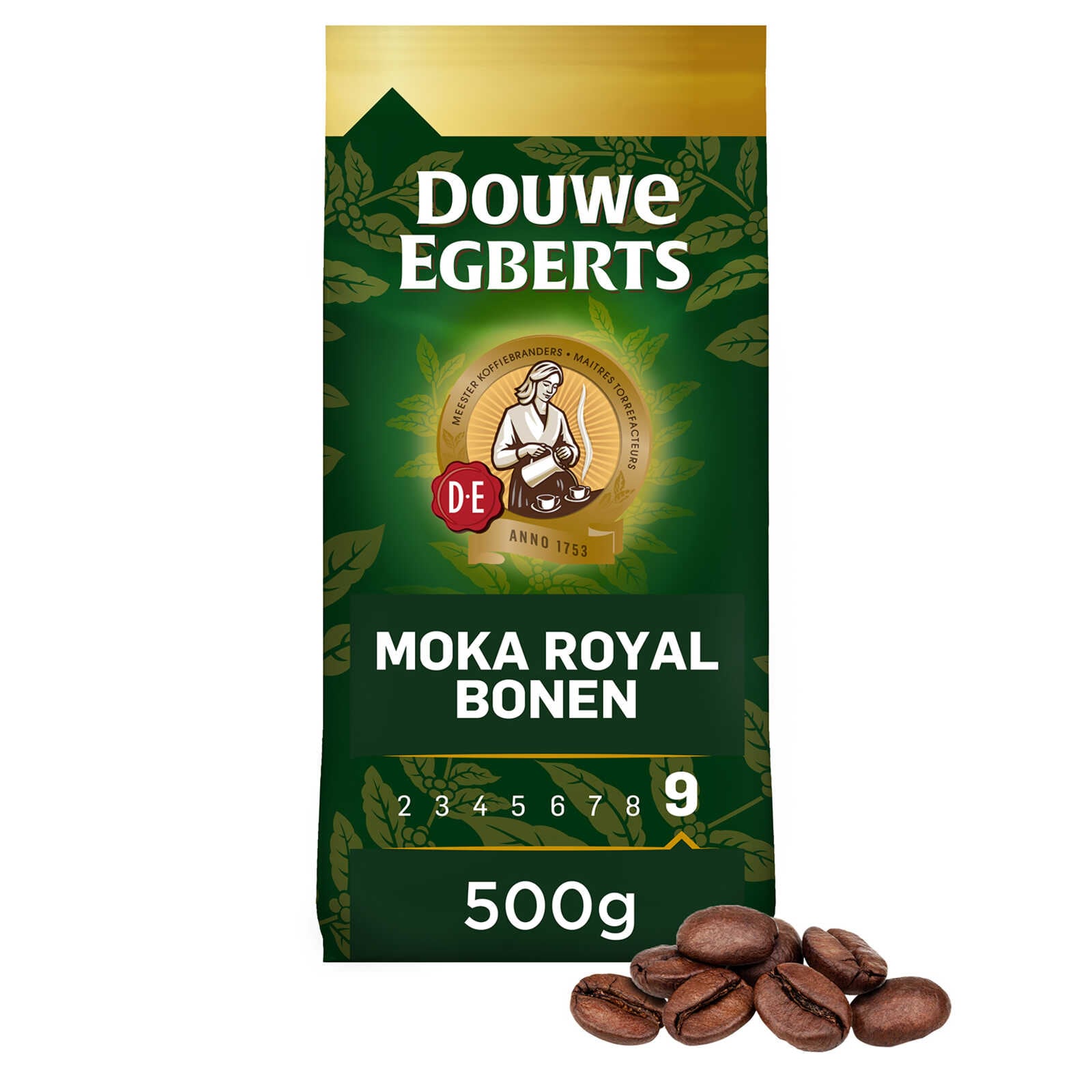 Douwe Egberts | Koffie | Moka Royal | Bonen | 500 gr | Delhaize