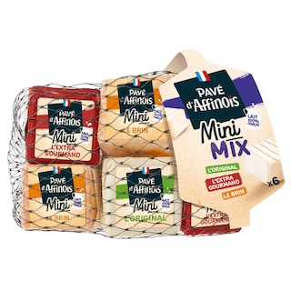 Pavé d'Affinois | Kaas | Mini mix | 6 Stuks | 160 gr | Delhaize