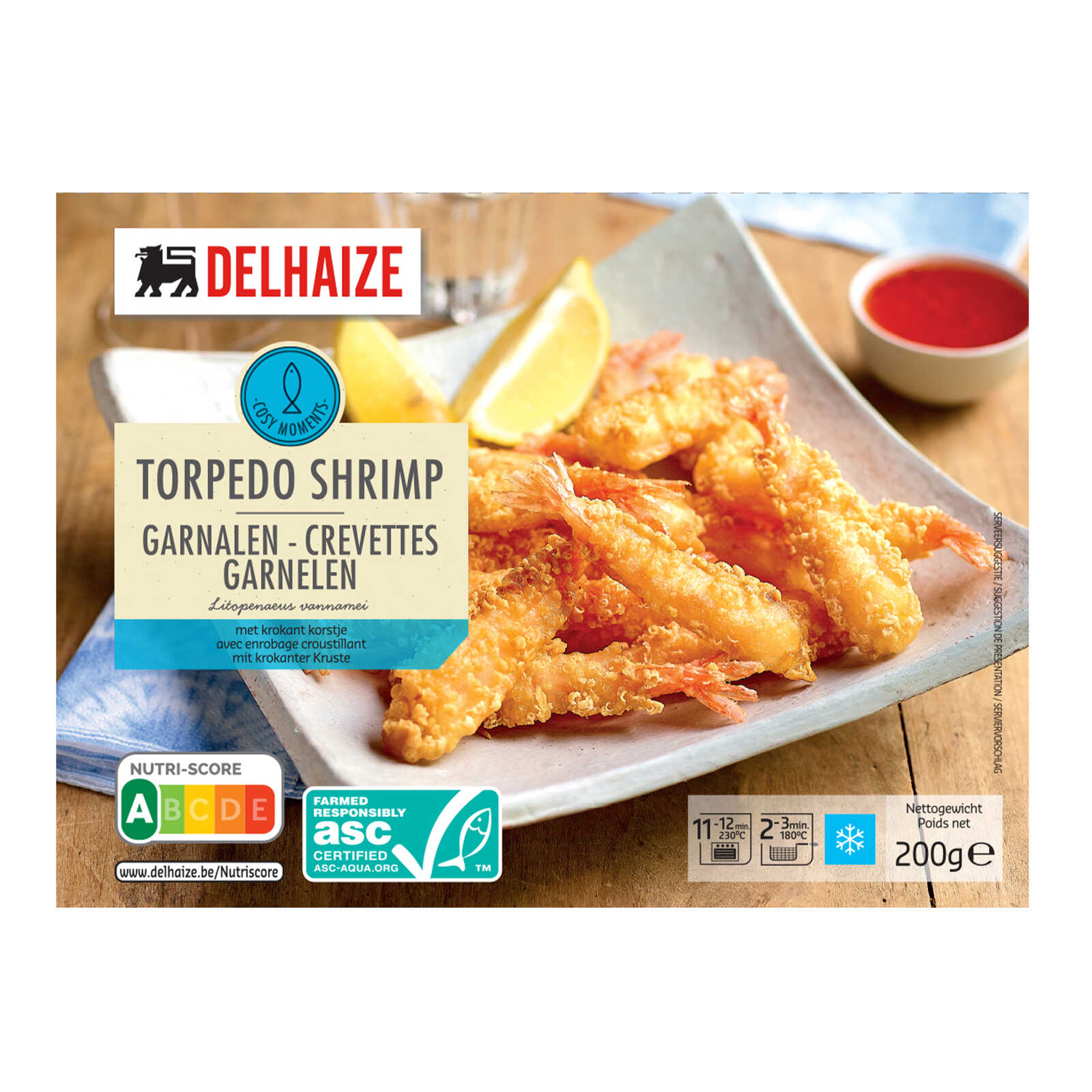 Delhaize | Tempura | Crevettes | 200 gr | Delhaize