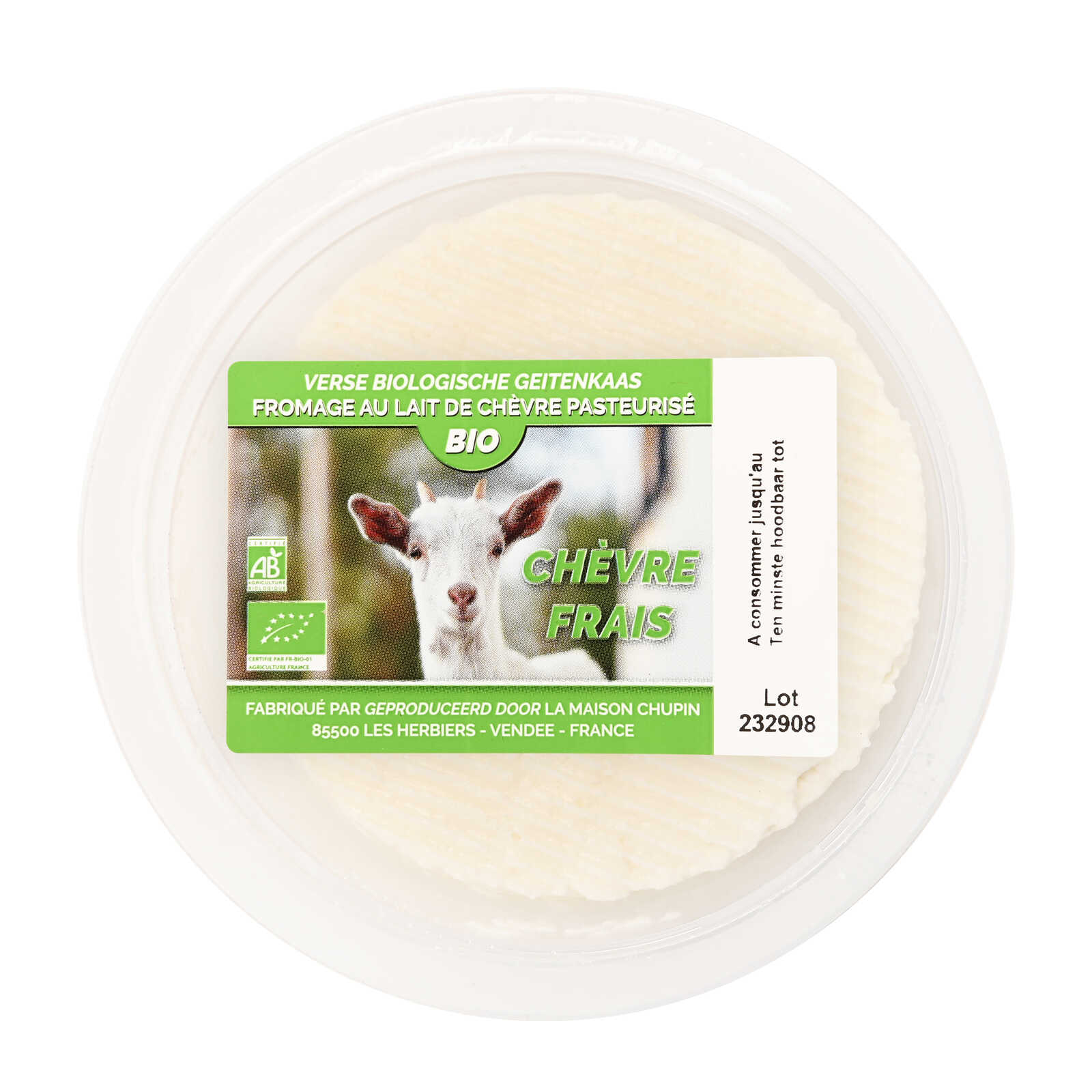 Services Compris | Fromage de chèvre | Frais | Bio | 140 gr | Delhaize