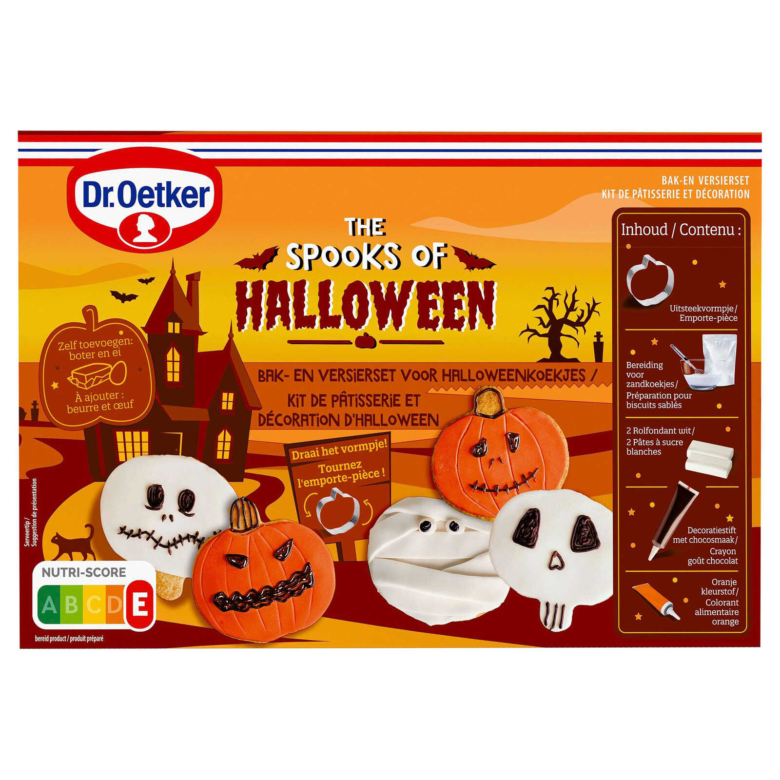 Dr. oetker | Bereiding | Deco cookies Halloween | 484 gr | Delhaize