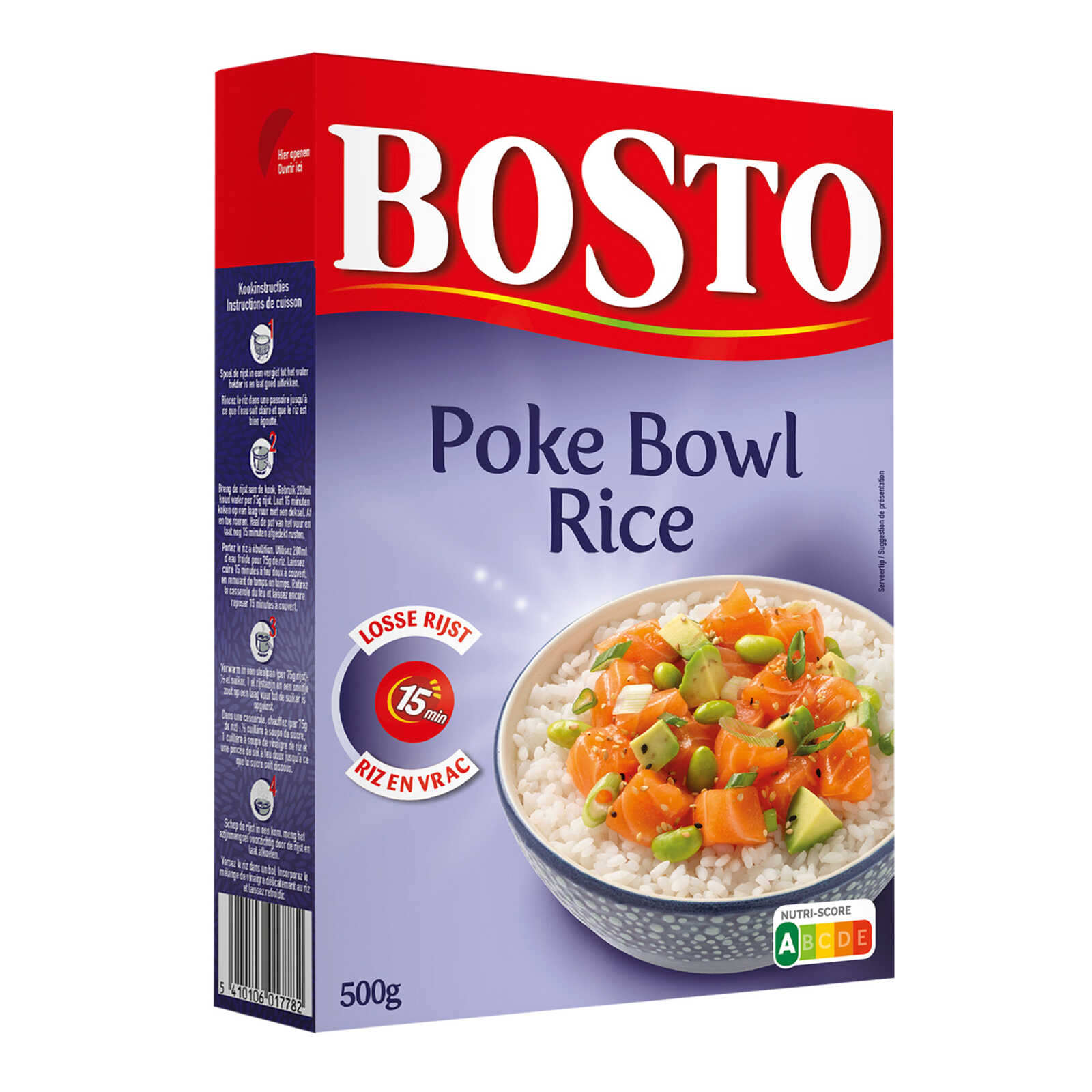 Bosto | Rijst | Poke Bowl | 500 gr | Delhaize