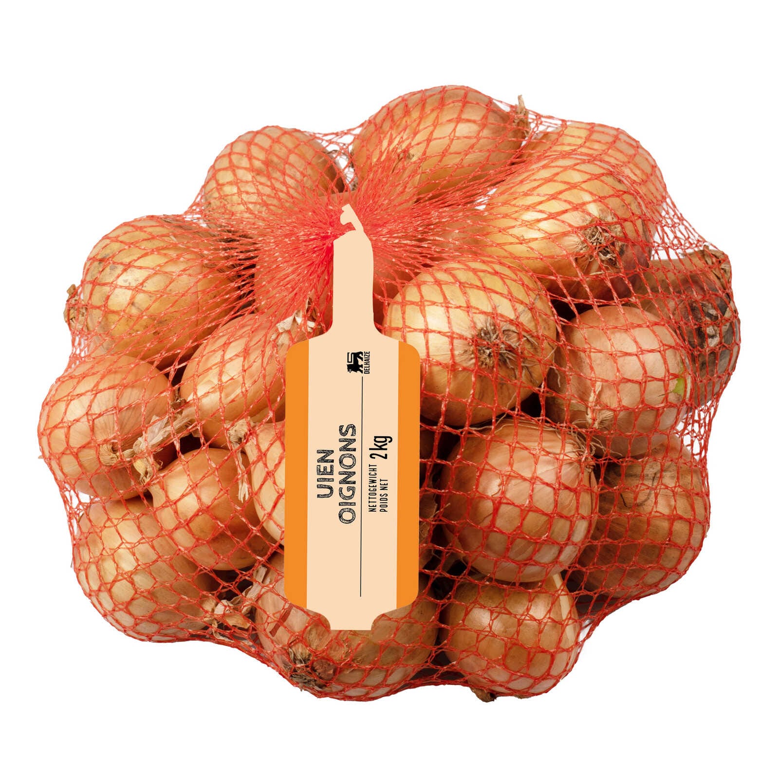 Delhaize | Gele uien | Netje | 2 kg | Delhaize