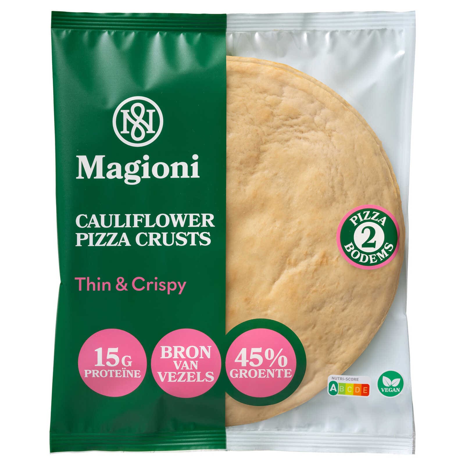 Magioni | Chou-fleur | Fond de pizza | 2 x 195 gr | Delhaize