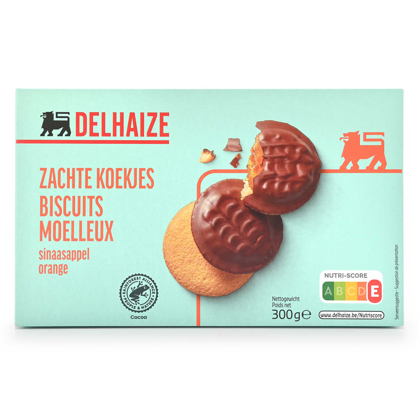 Delhaize | Koekjes | Zacht | Sinaasappel | 300 gr | Delhaize