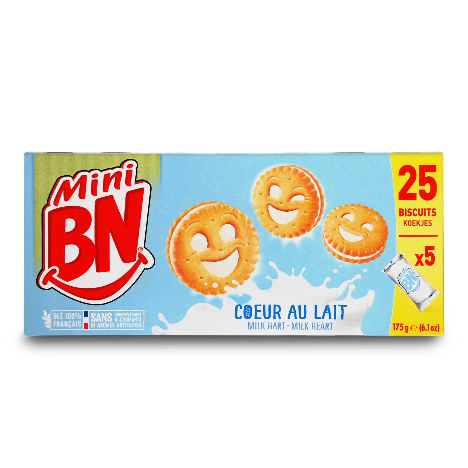 BN | Biscuits | Coeur au lait | 175 gr | Delhaize