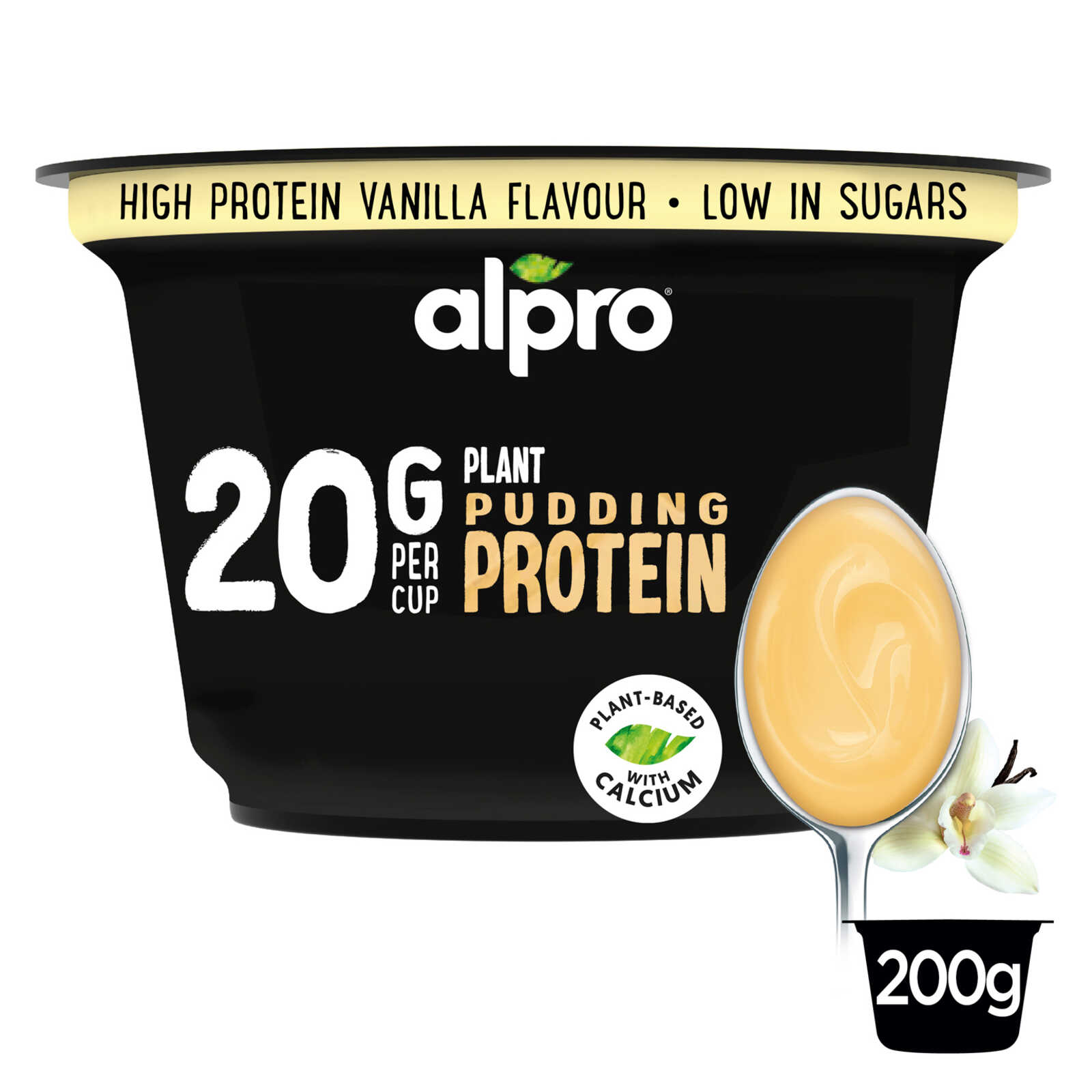 Alpro | Pudding | Vanille | Protéine | 200 gr | Delhaize