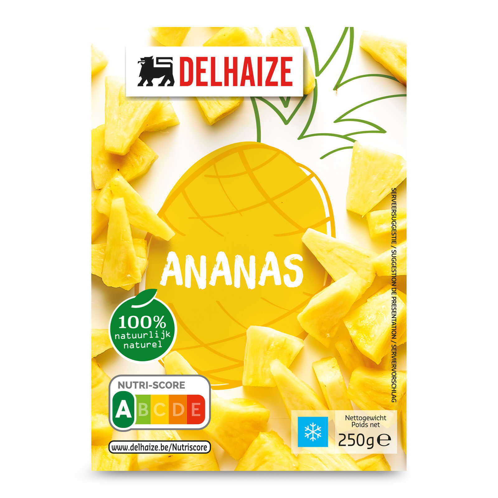Delhaize | Ananas | 250 gr | Delhaize