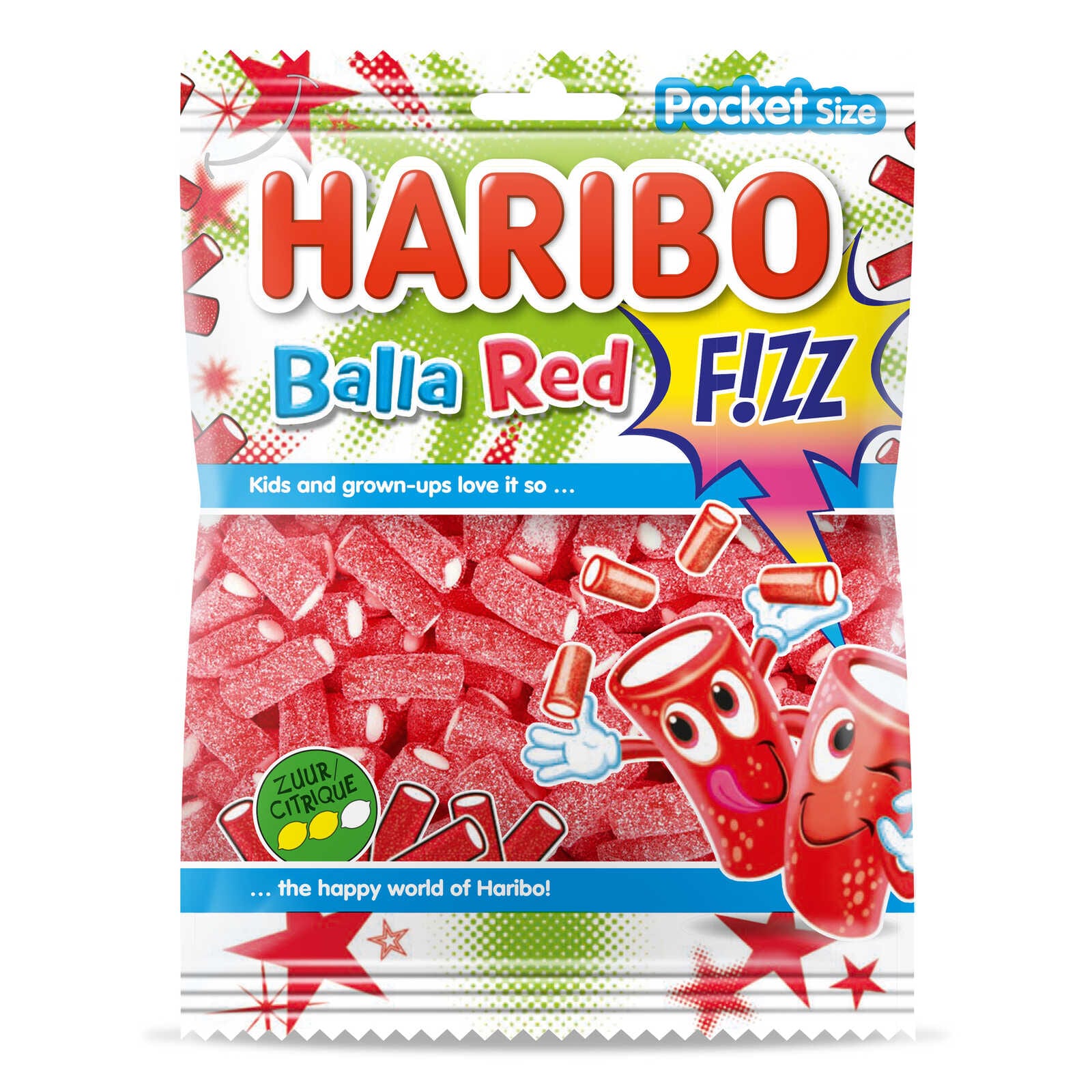 Haribo | Bonbons | Balla Red | 70 gr | Delhaize