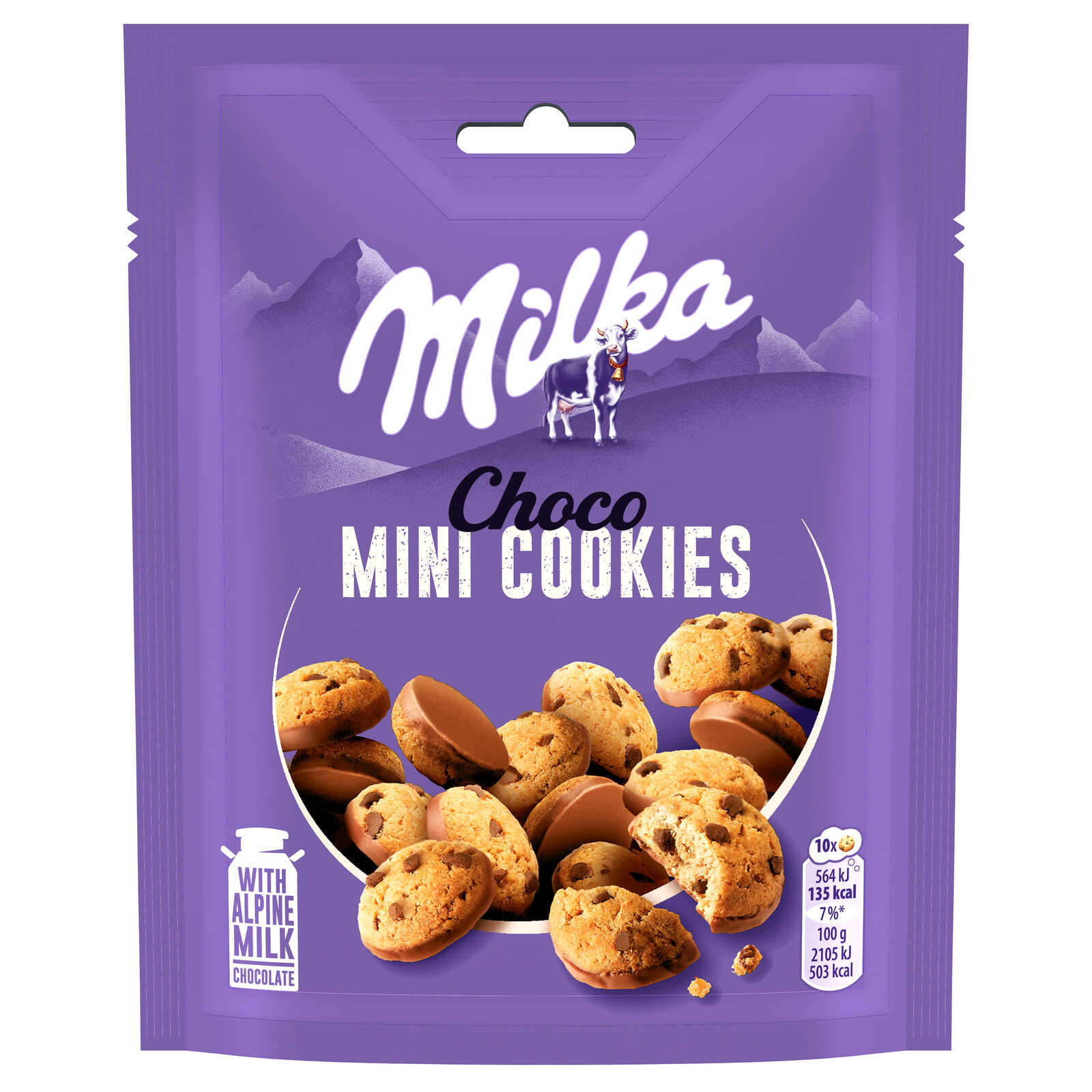 Milka | Biscuits | Mini cookies | Chocolat | 110 gr | Delhaize