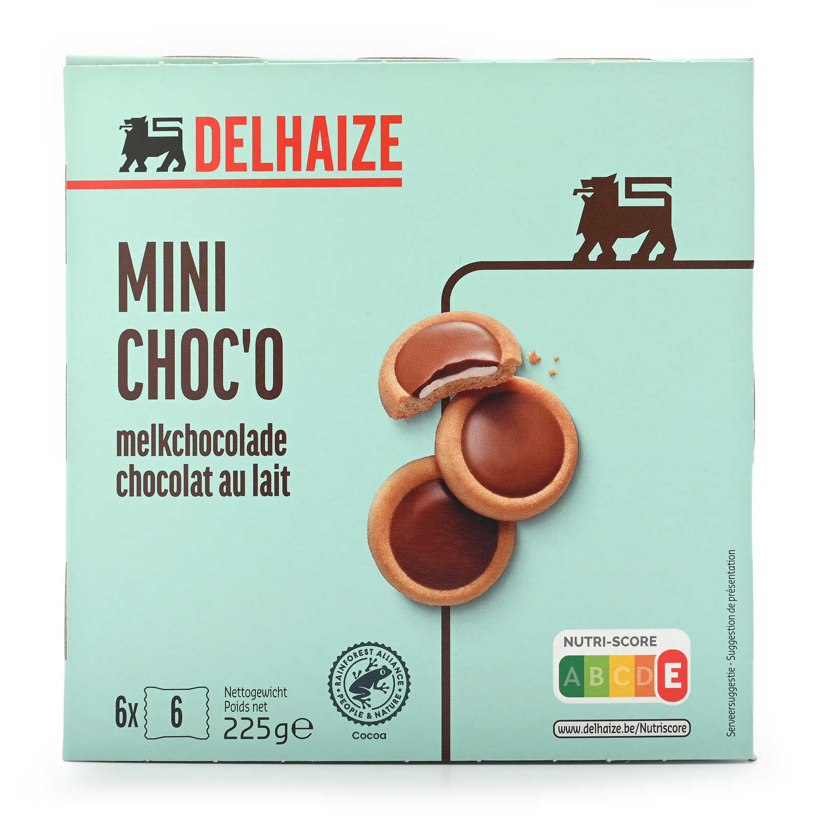 Delhaize | Biscuits | Mini | Choco | 225 gr | Delhaize