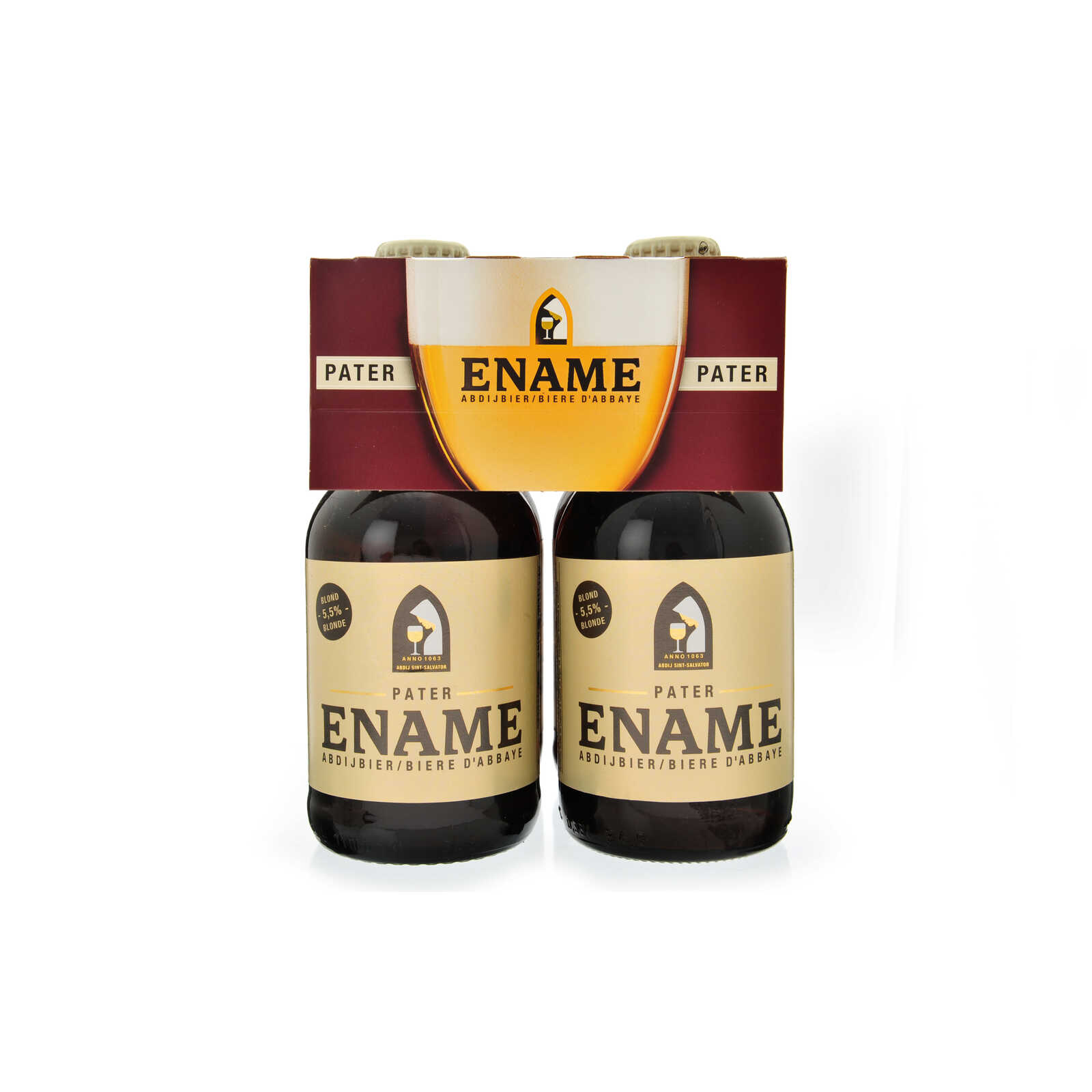 Ename | Bière | Blonde | 5,5% alc | Bouteille | 4 x 33 cl | Delhaize