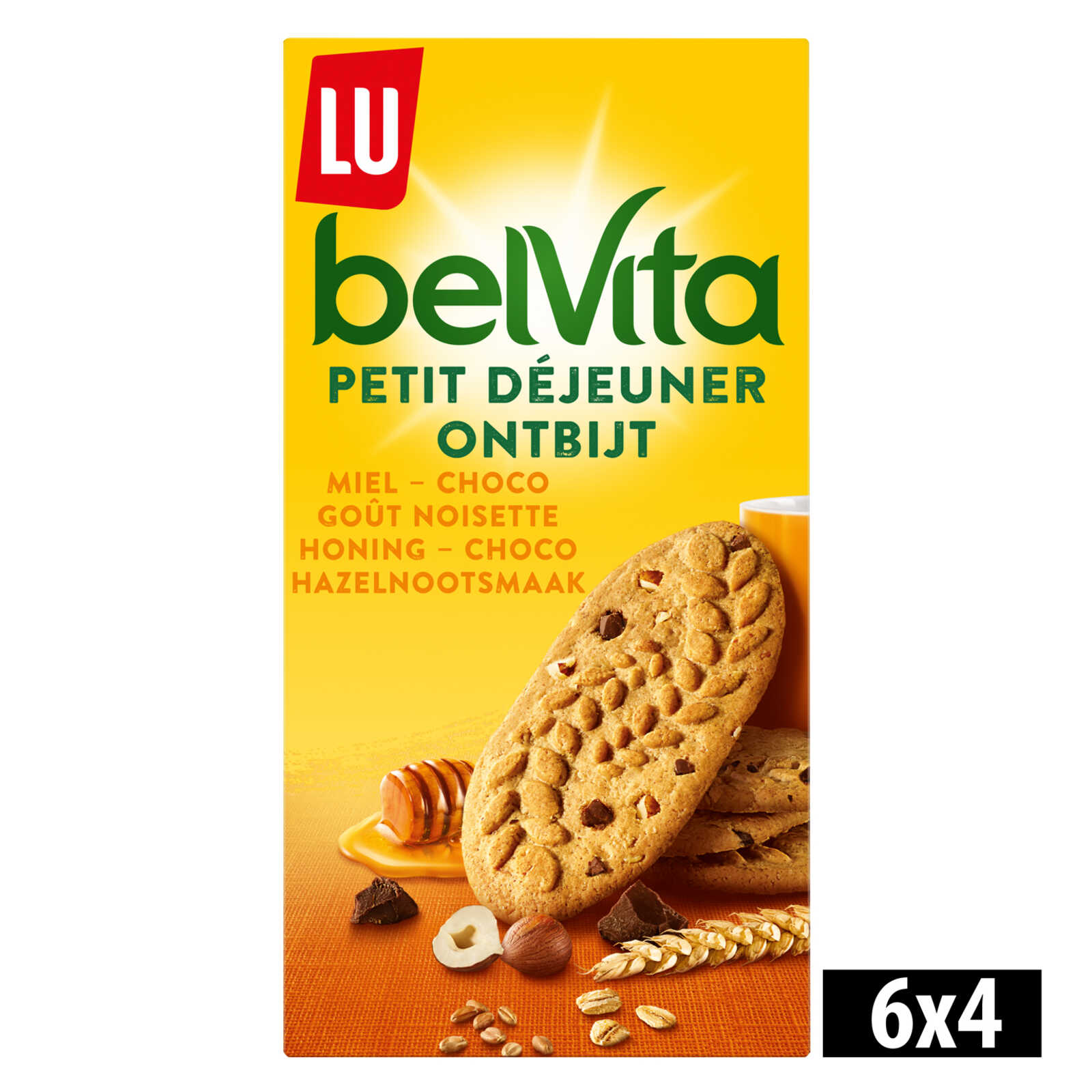 LU | Belvita | Biscuits | Miel | Choco | Noisette | Complet | 300 gr ...