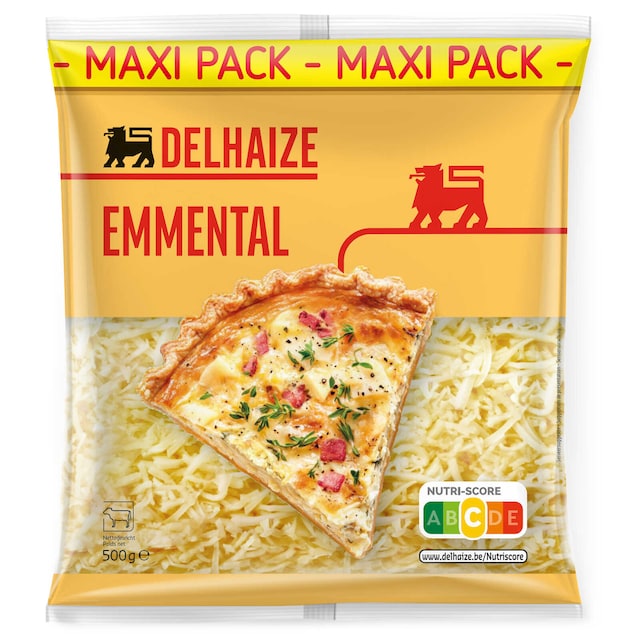 Delhaize | Emmental | Geraspt | 500 gr | Delhaize