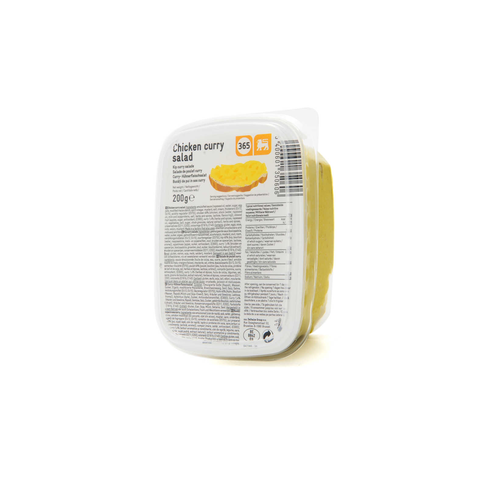 365 | DELHAIZE | FOA POULET CURRY | 200 gr | Delhaize