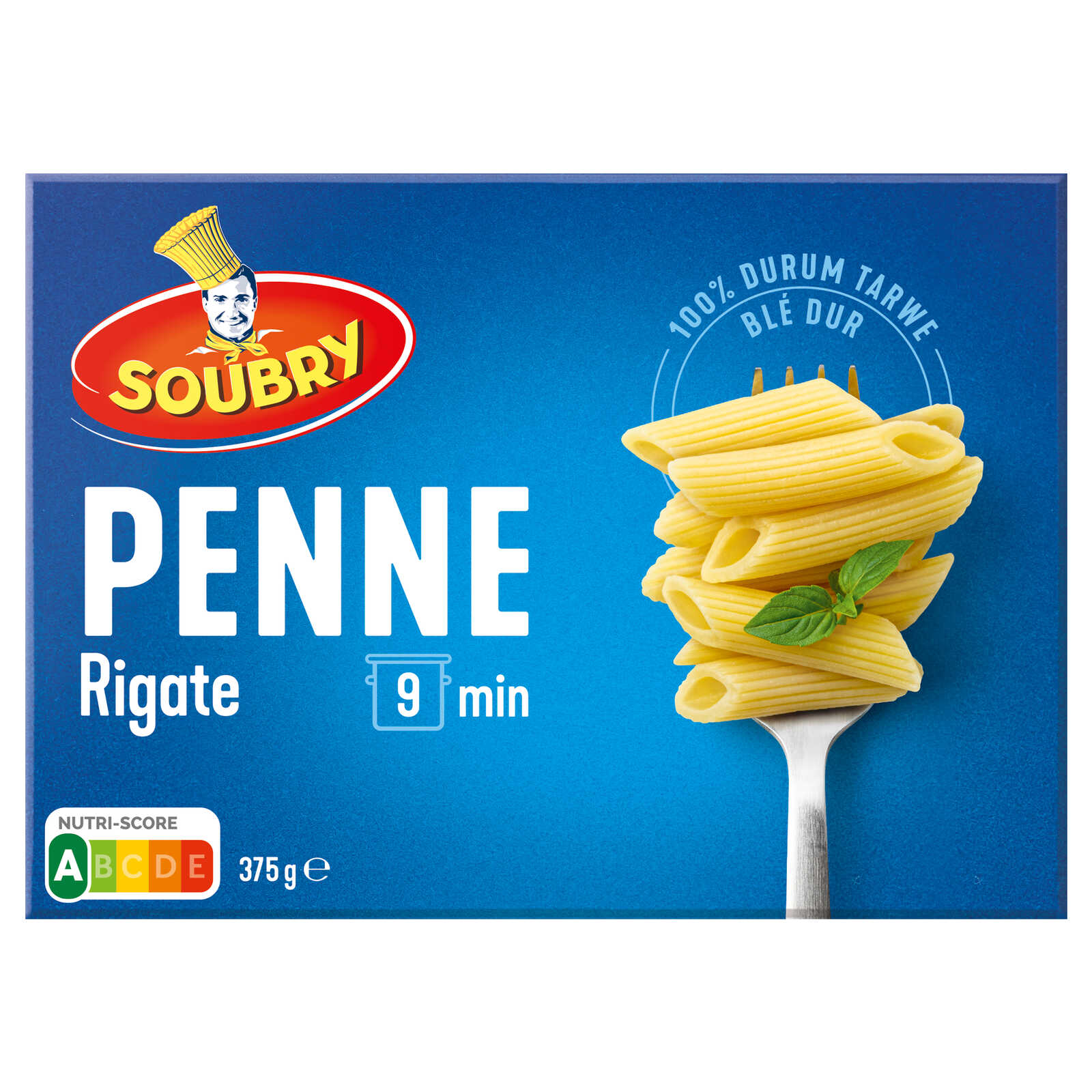 Soubry | Pasta | Penne Rigate | AD | 375 gr | Delhaize