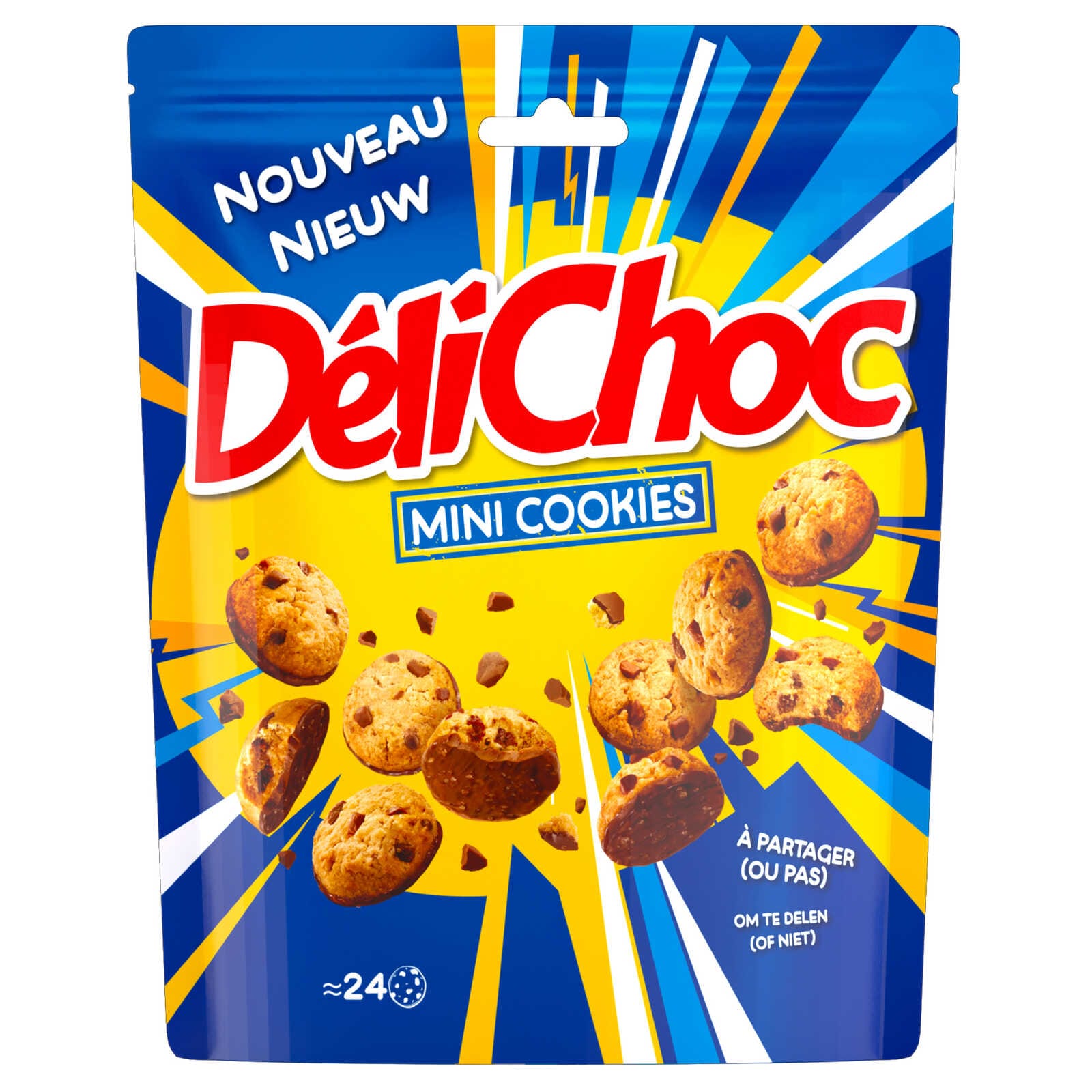 Delacre | Délichoc | Biscuits | Mini Cookie | 120 gr | Delhaize