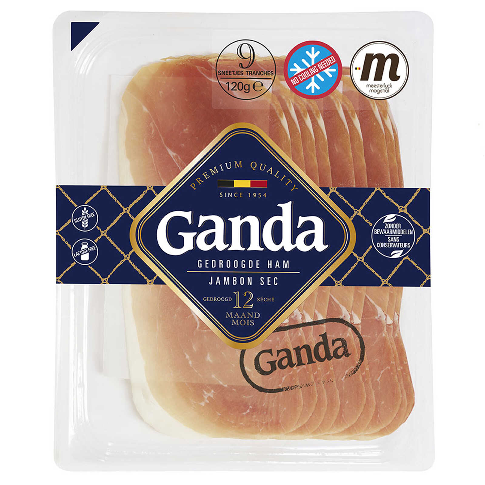 Ganda | Ganda Ham Vacuüm 120g | 120 gr | Delhaize