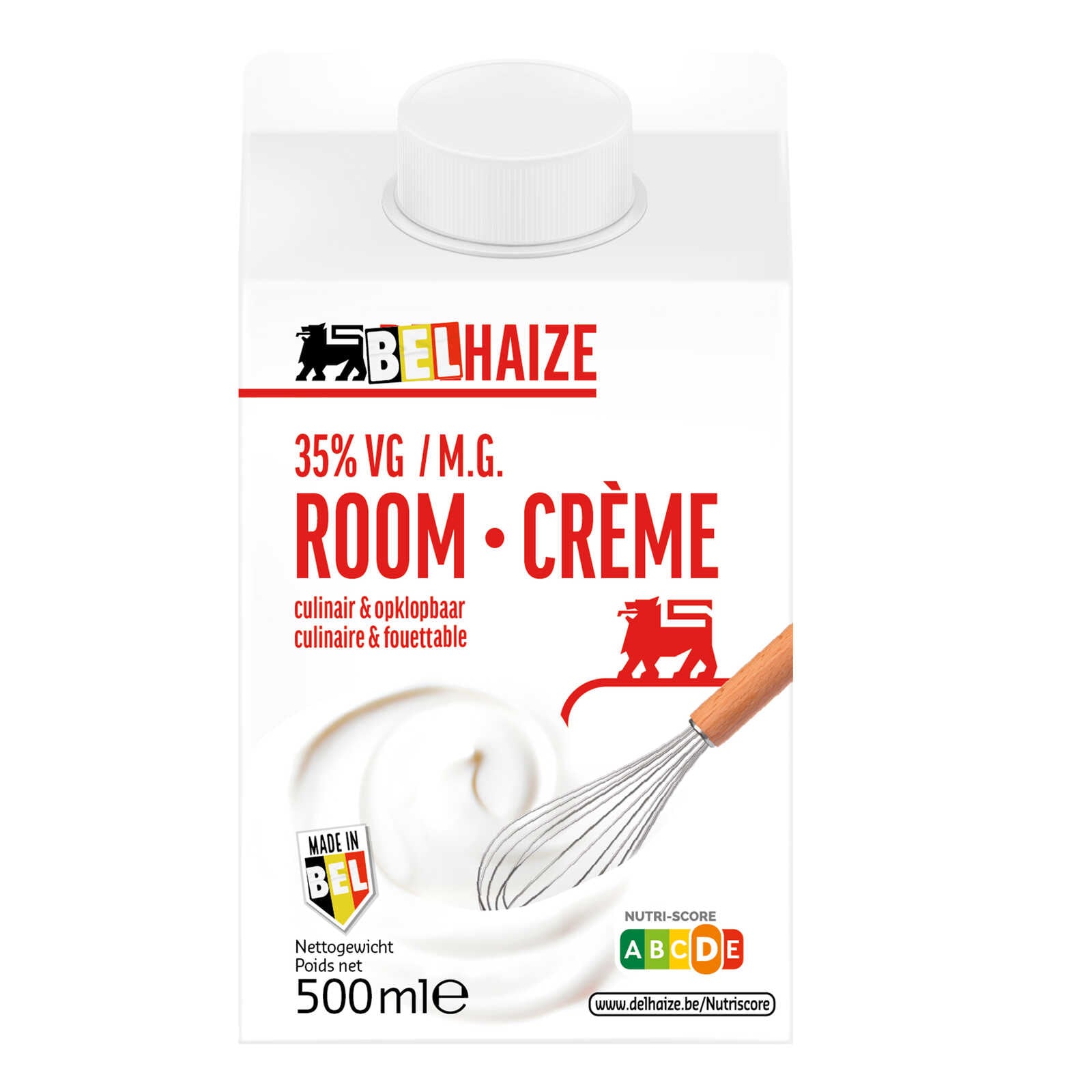 Delhaize | Room | Slagroom 35% | 50 cl | Delhaize