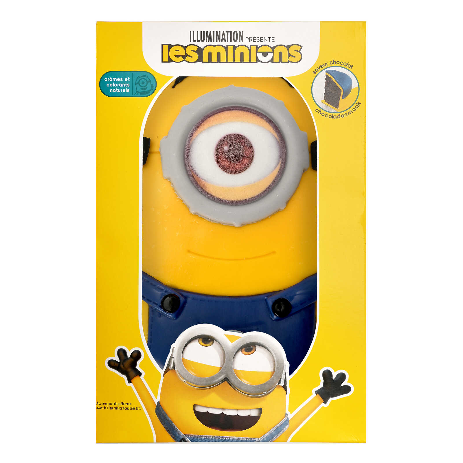 Lightbody | Gâteau de fête | Minions | 850 gr | Delhaize