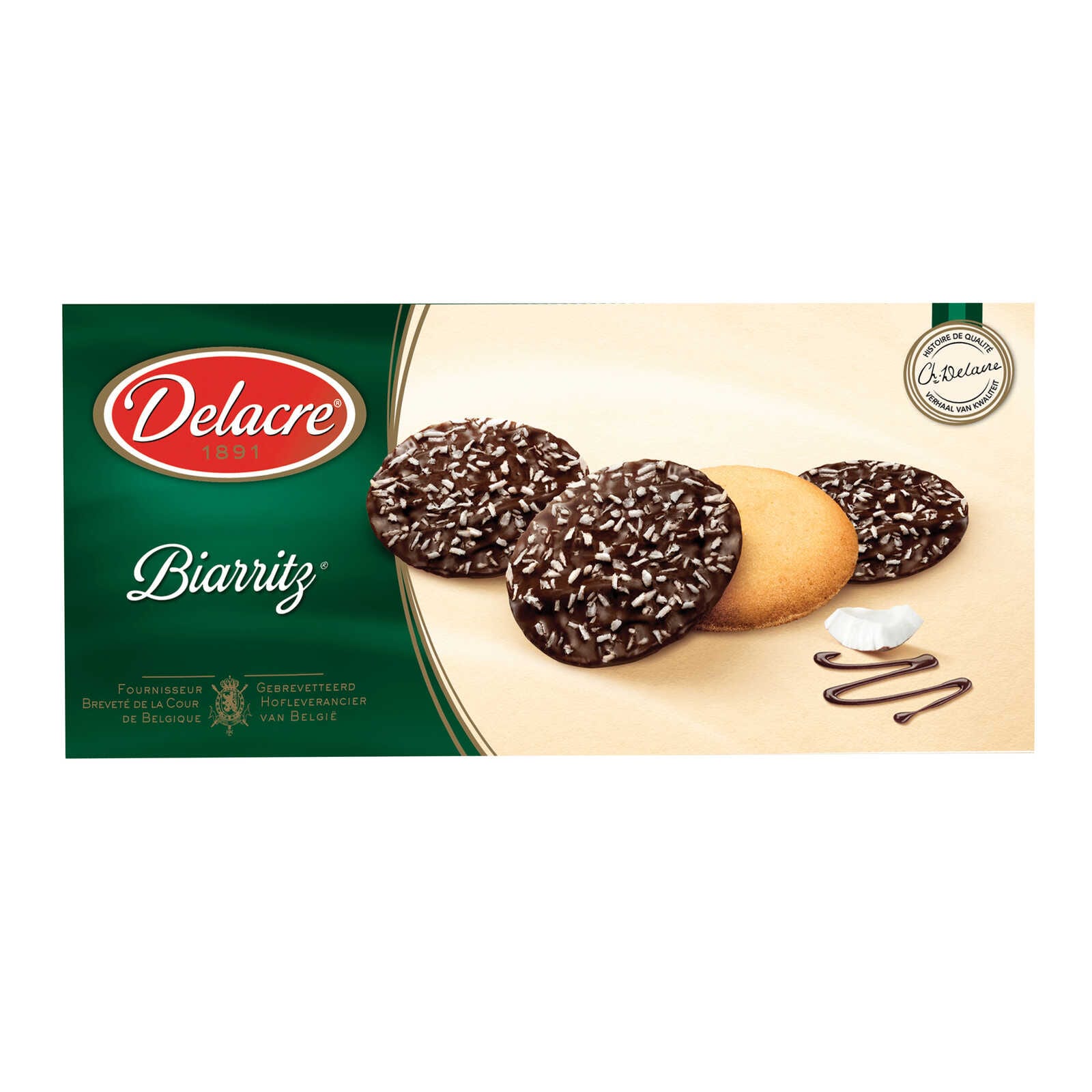 Delacre | Koekjes | Chocolade | Biarritz | 175 gr | Delhaize