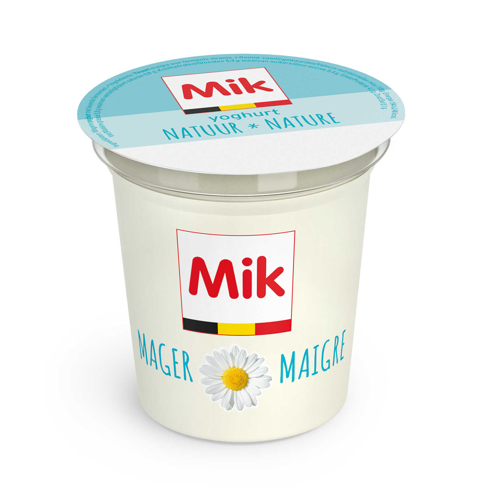 Mik | Yaourt | maigre | nature | 125 gr | Delhaize