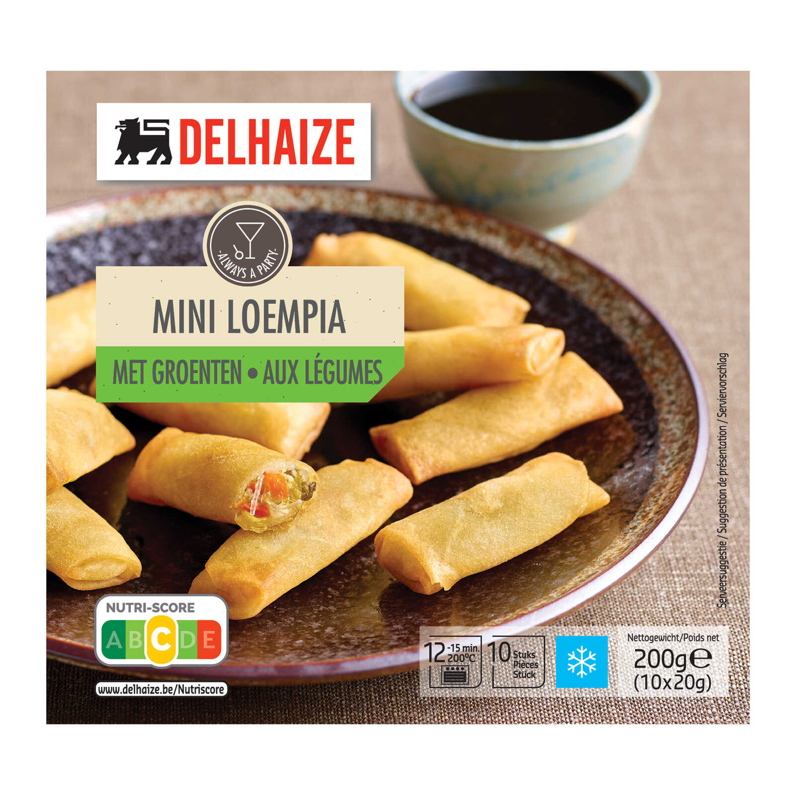 Delhaize | Mini | Loemp | Veggie | 10 | 200 gr | Delhaize