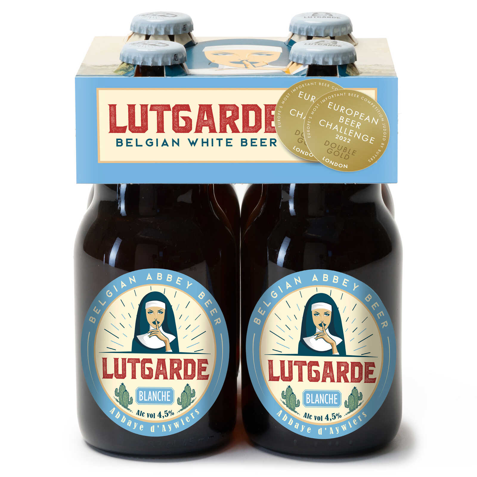 Lutgarde | Bier | 4,5% alc | 4 x 33 cl | Delhaize