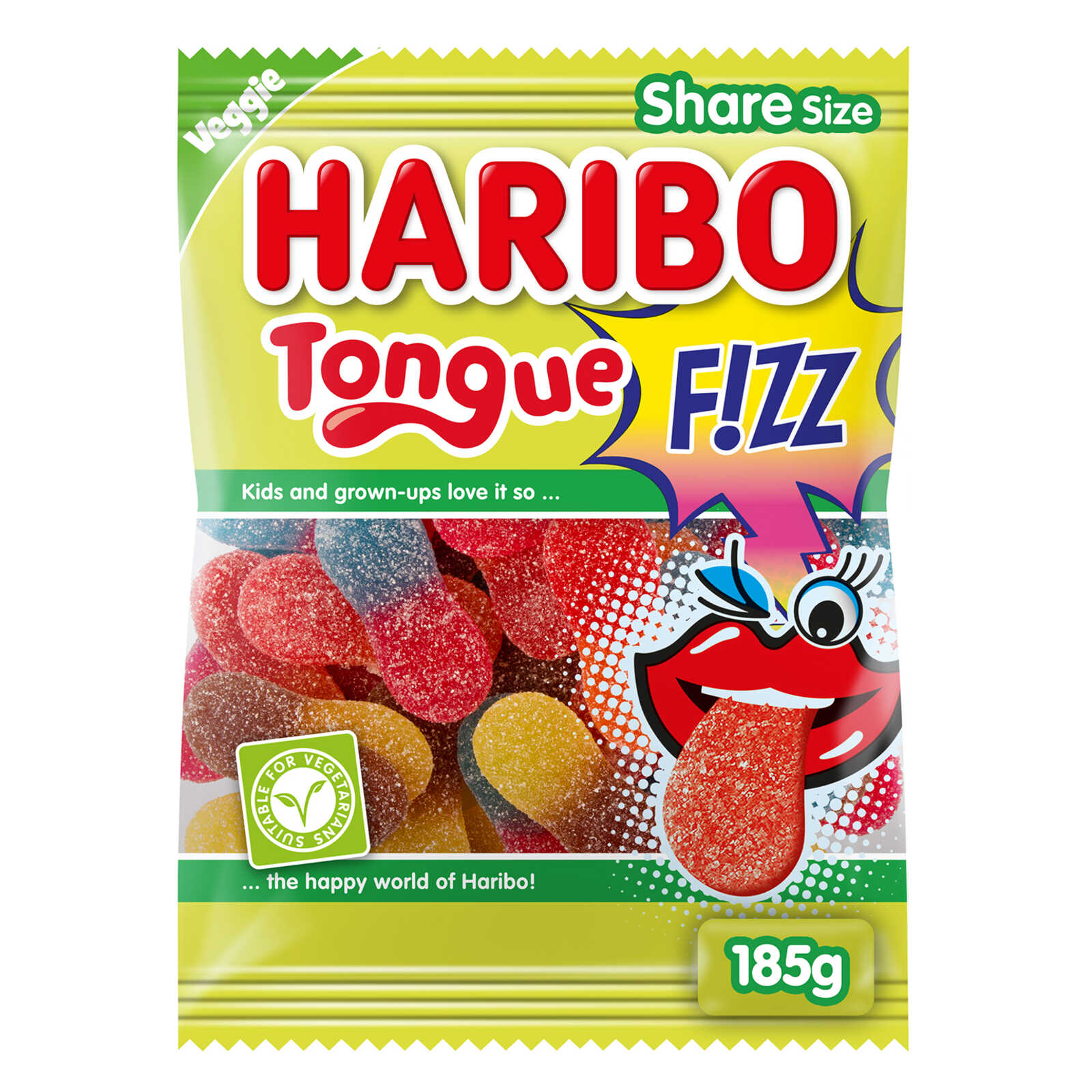 Haribo | Snoepjes | Tongue | 185 gr | Delhaize