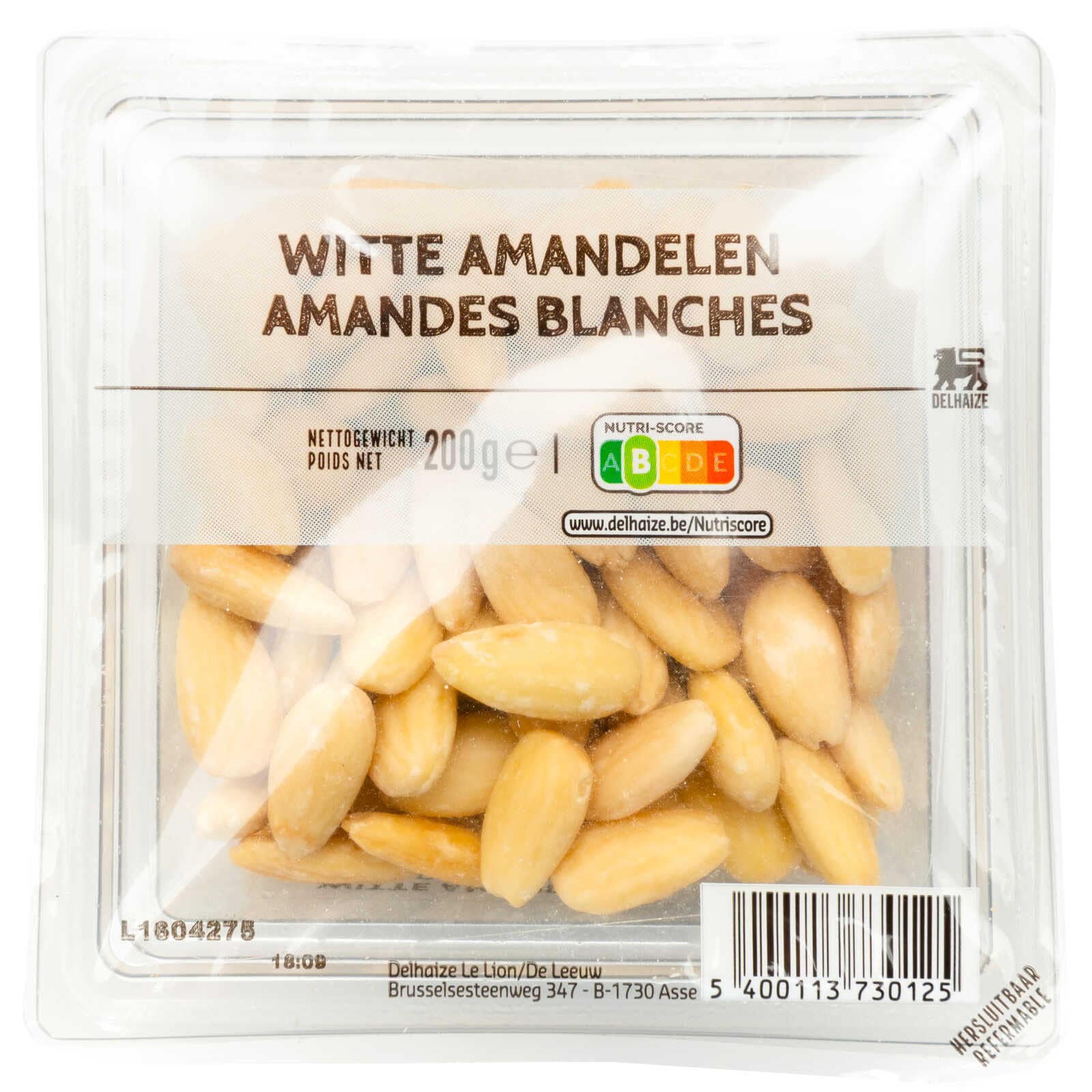 Delhaize | Amandelen | Wit | 200 gr | Delhaize