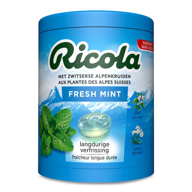 Ricola | Bonbons | Herbes | Fresh Mint | 100 gr | Delhaize