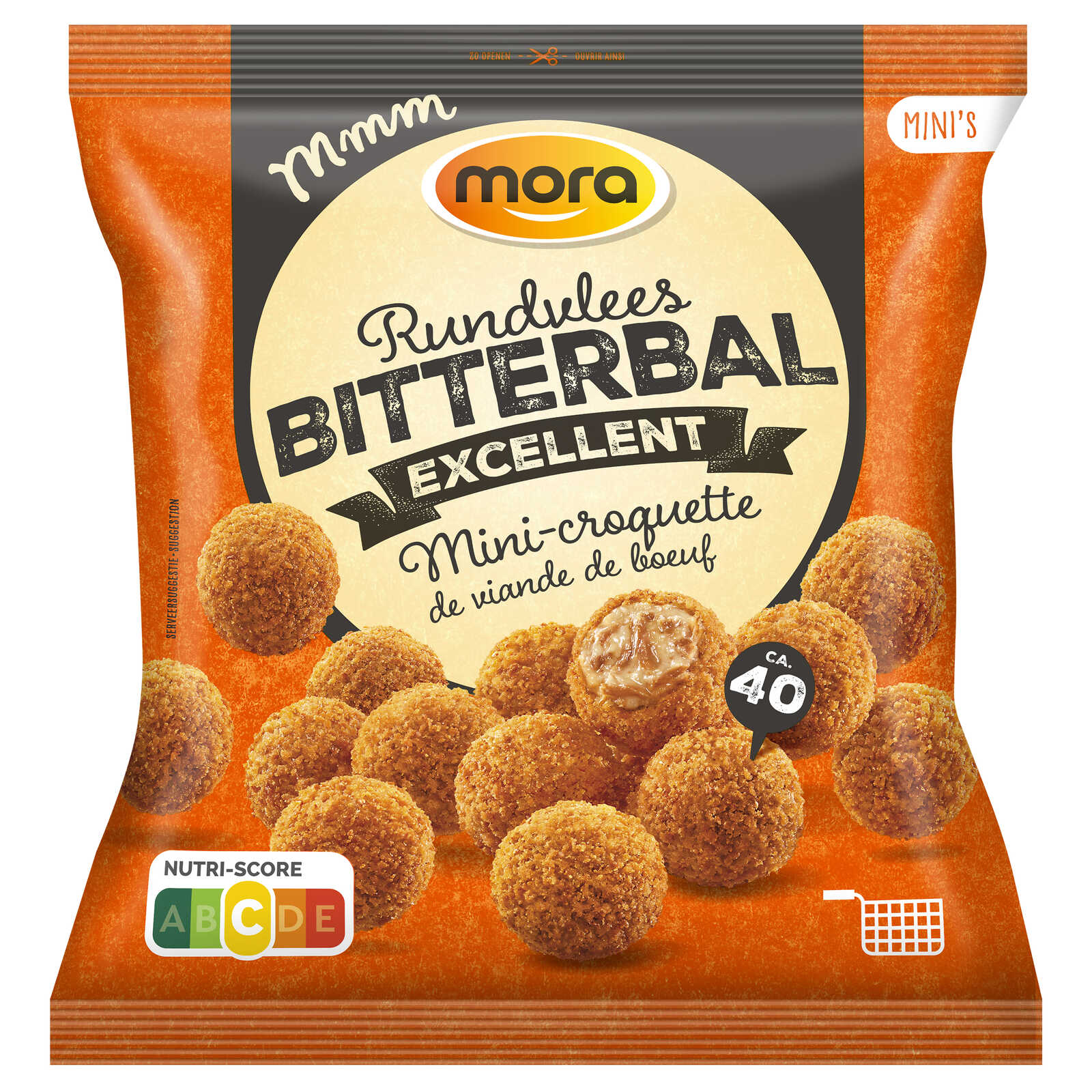 Mora | Boulettes | Apéro | Viande de Boeuf | 40 x 20 gr | Delhaize