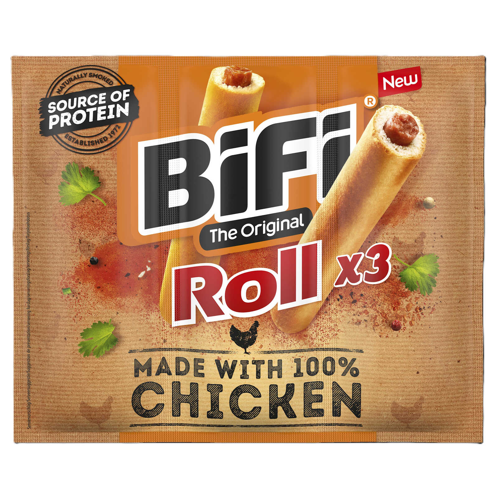 Bifi | Snack | Droge worst | Kip | 3 x 45 gr | Delhaize