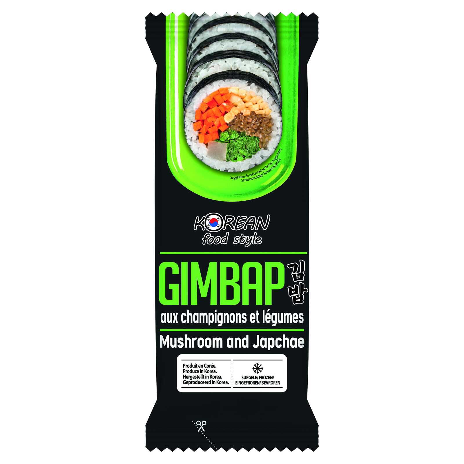 Korean food style | Gimbap | Champignon | 230 gr | Delhaize