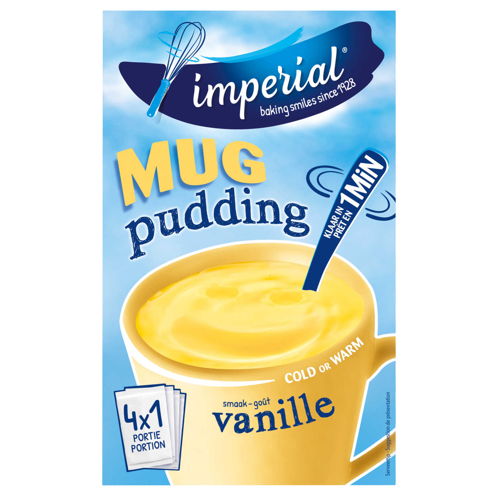 Imperial | Pudding | Instant | Mug | Vanille | 4 x 38 gr | Delhaize