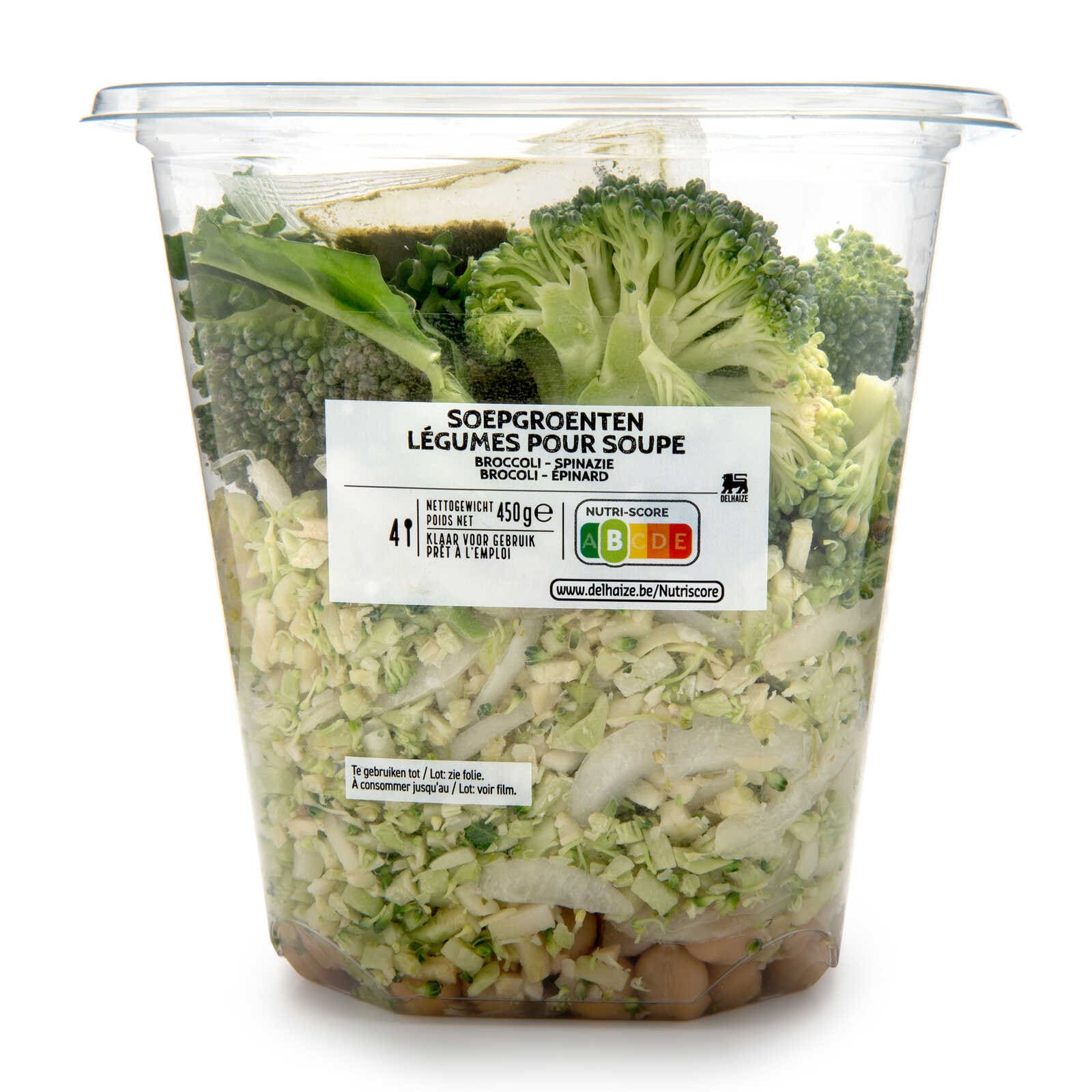 Delhaize | Potage | de brocoli | épinard 450g | 450 gr | Delhaize