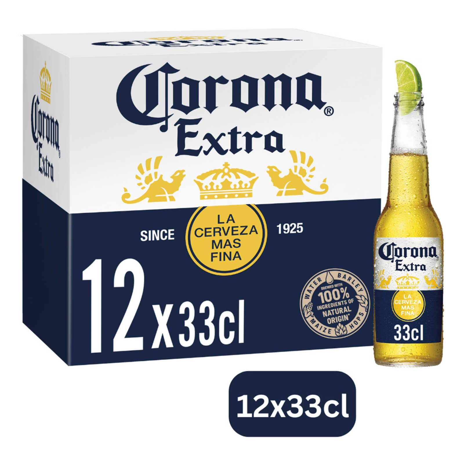Corona | Bier | 4,5% alc | 12 x 33 cl | Delhaize