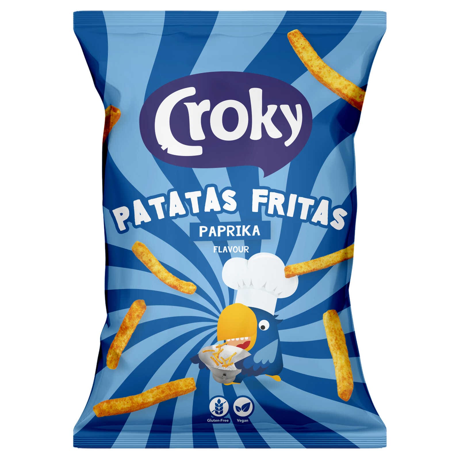 Croky | Chips | Patatas Fritas | Paprika | 100 gr | Delhaize