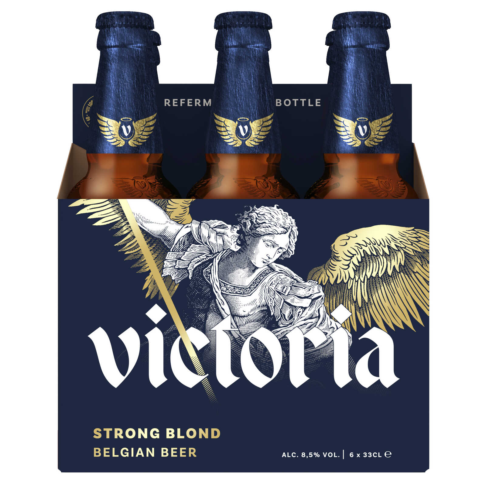 Victoria | Blond bier | 8,5% alc | 6 x 33 cl | Delhaize