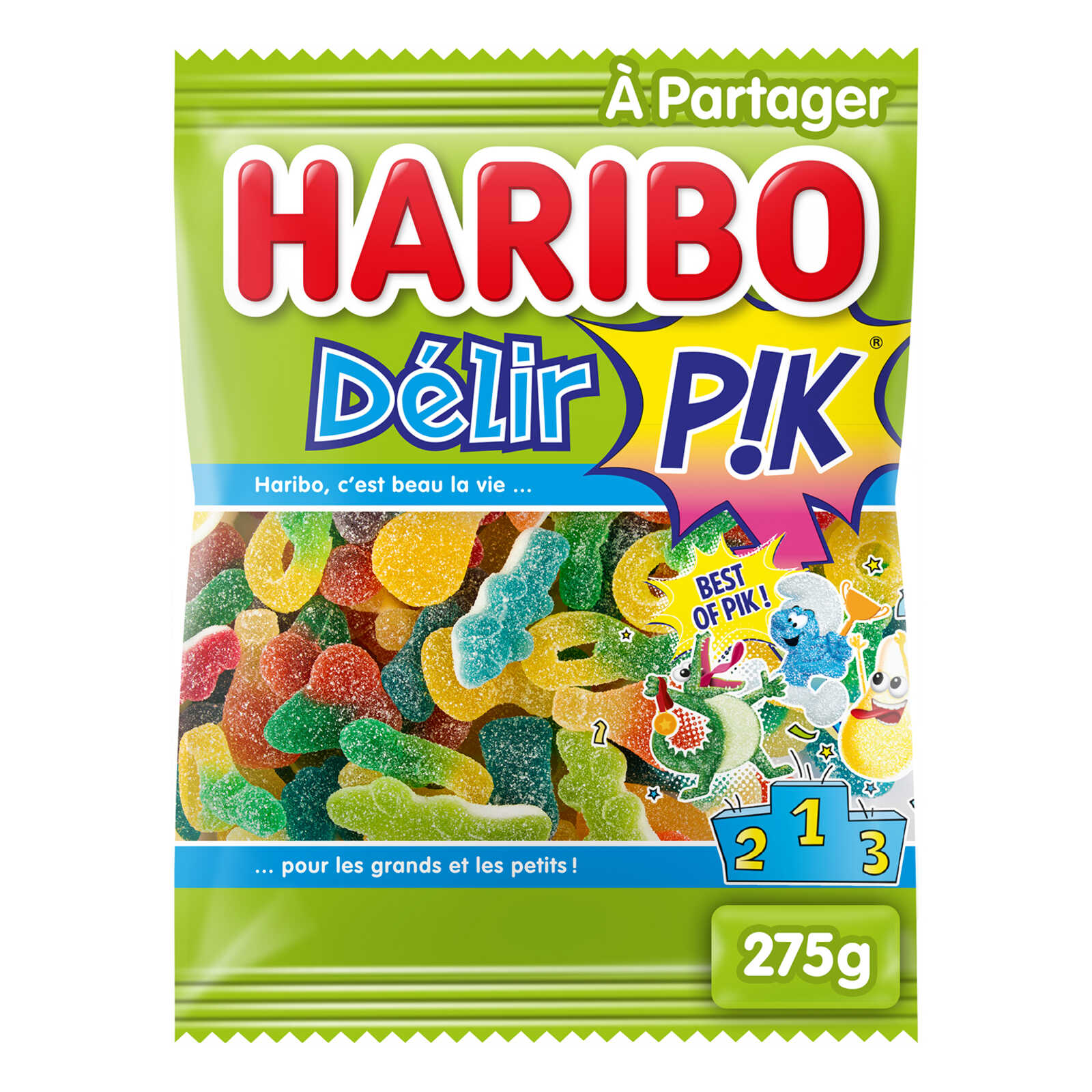 Haribo | Snoepjes | Délir P!k | 275 gr | Delhaize