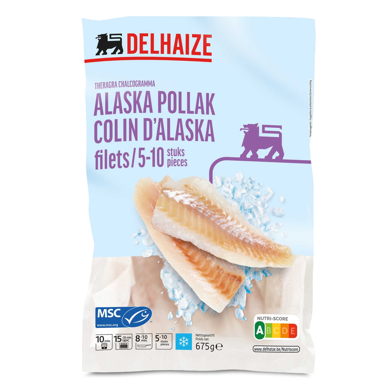 Delhaize | Filet de colin | Alaska | 675 gr | Delhaize
