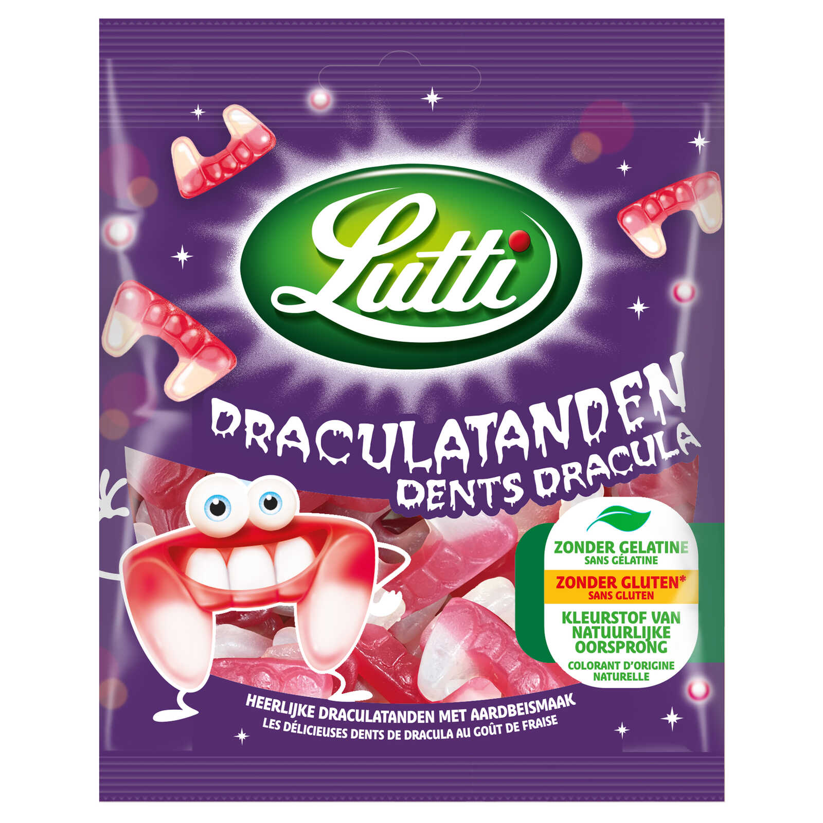 Lutti | Snoepjes | Draculatanden | 80 gr | Delhaize