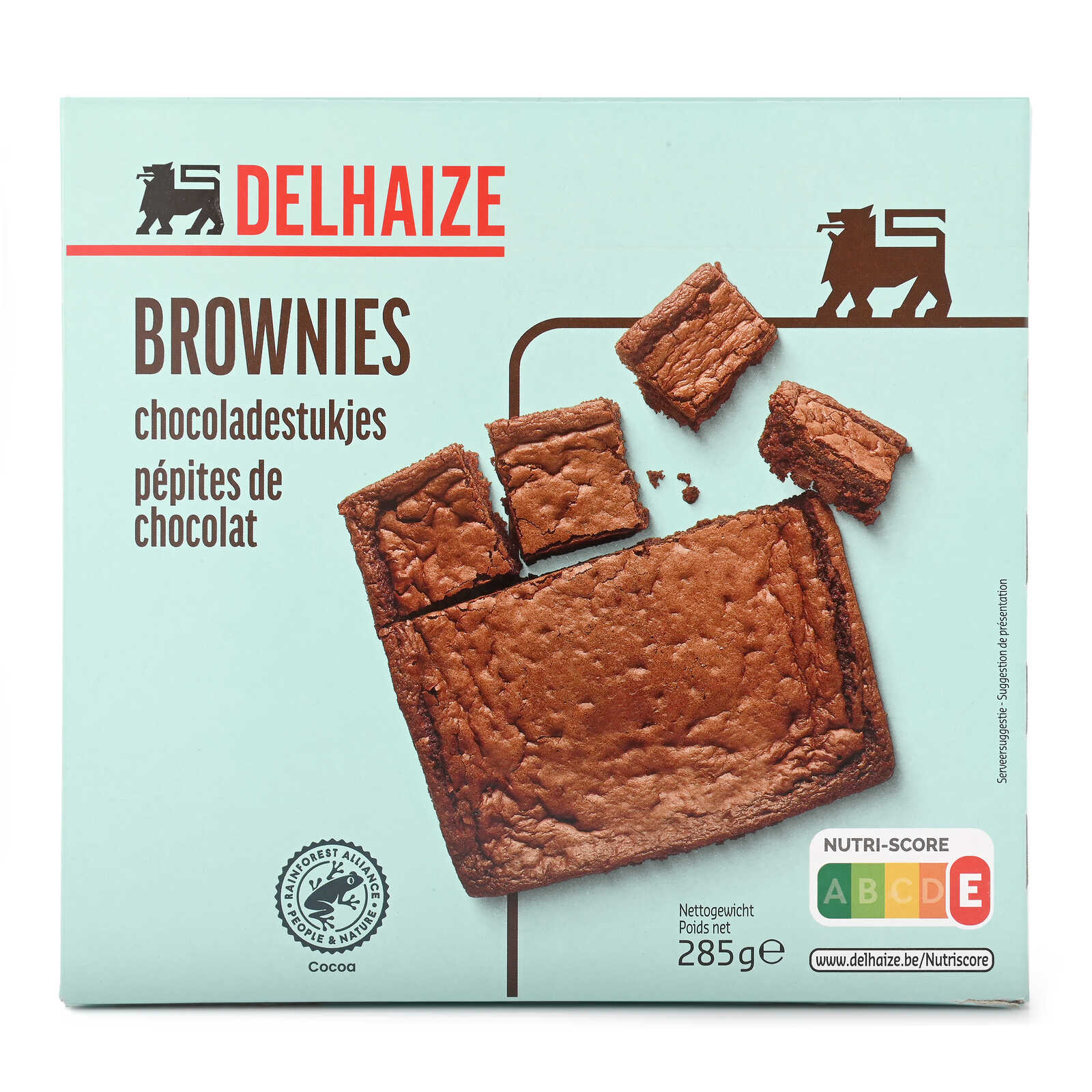 Delhaize | Koekjes | Brownie | Chocolade | Stukjes | 285 gr | Delhaize