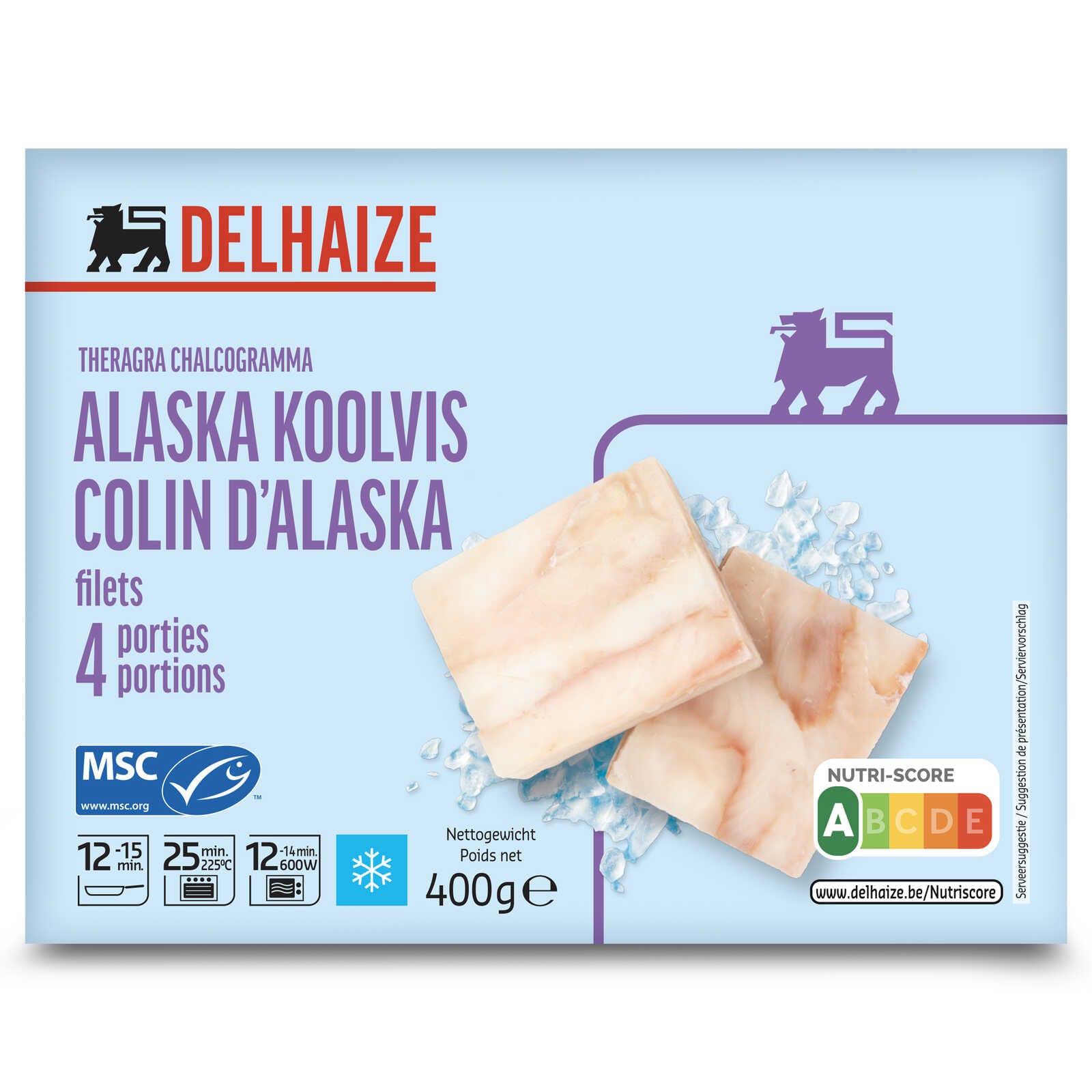 Delhaize | Filets de Colin d'Alaska | 400 gr | Delhaize