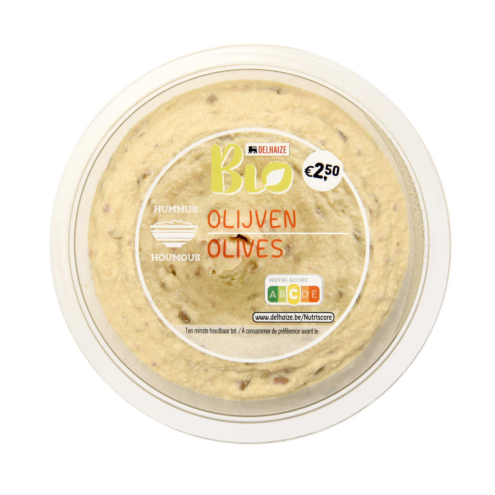 Delhaize | Bio | Hummus | Olijven | Bio | 200 gr | Delhaize