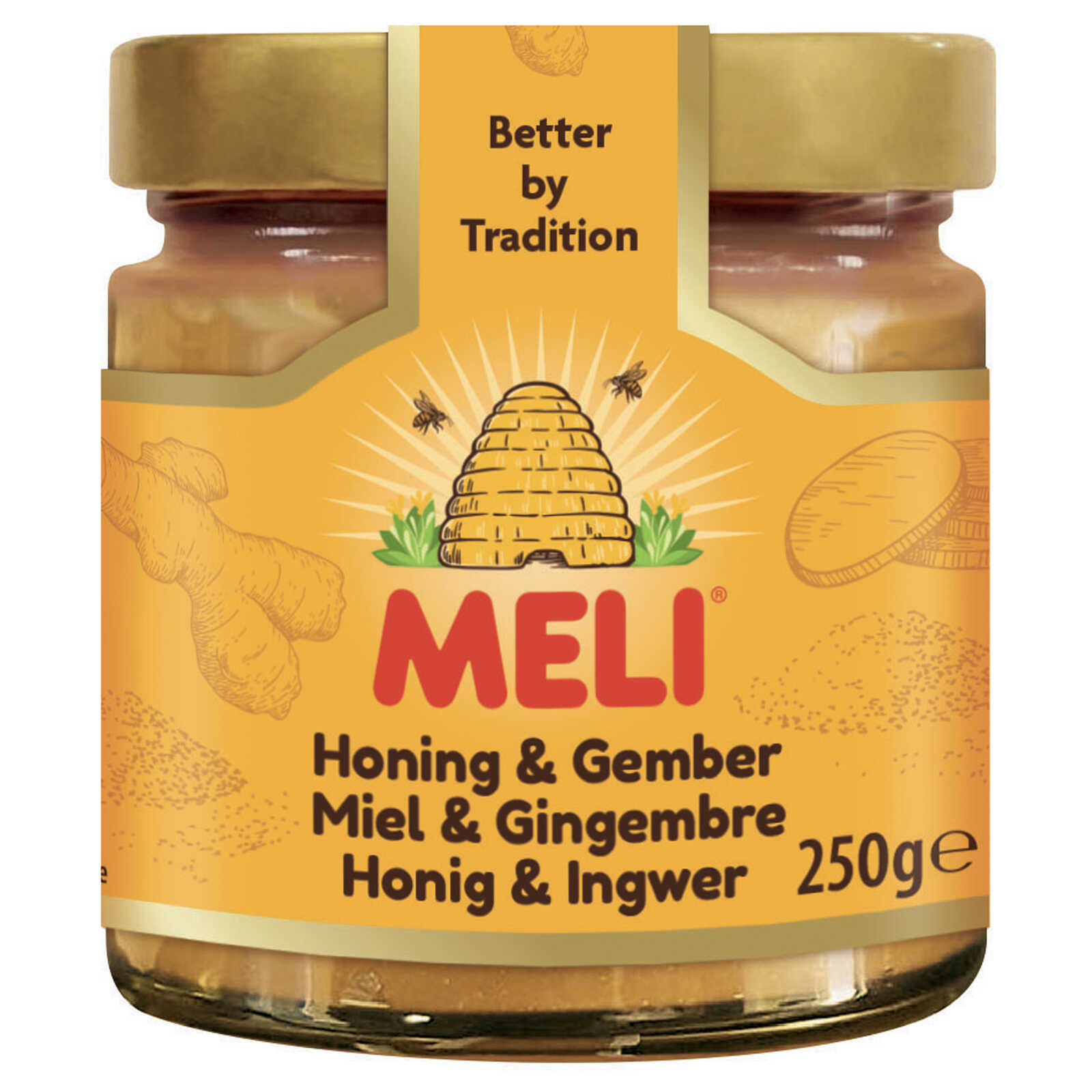 Meli | Honing | & | Gember | 250 gr | Delhaize