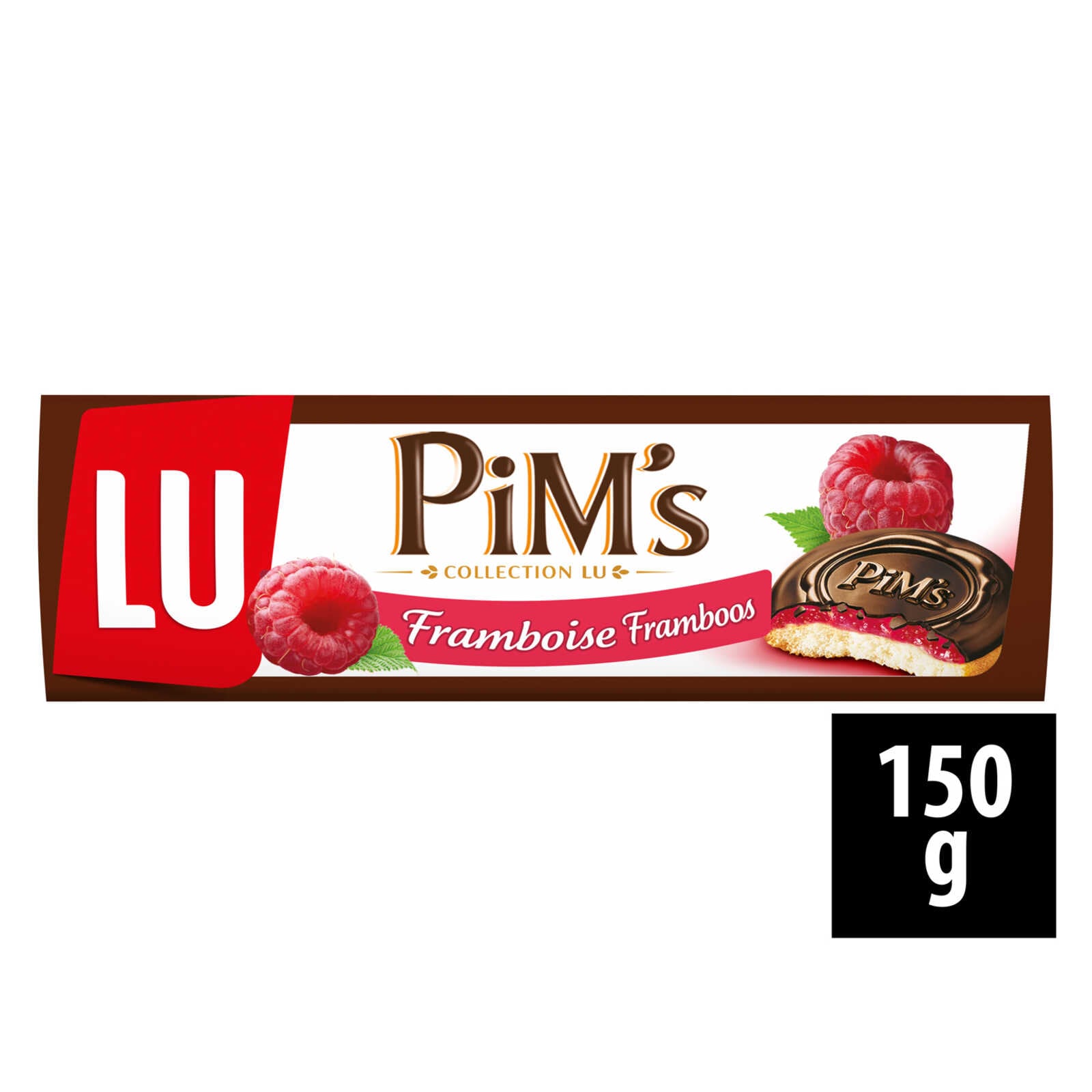 LU | Pim's | Biscuits | Pim's | Framboise | Chocolat | 150 gr | Delhaize